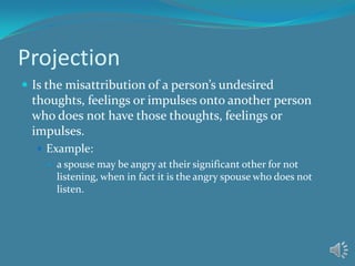 Freud’s defense mechanisms | PPT