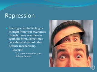 Freud’s defense mechanisms | PPT