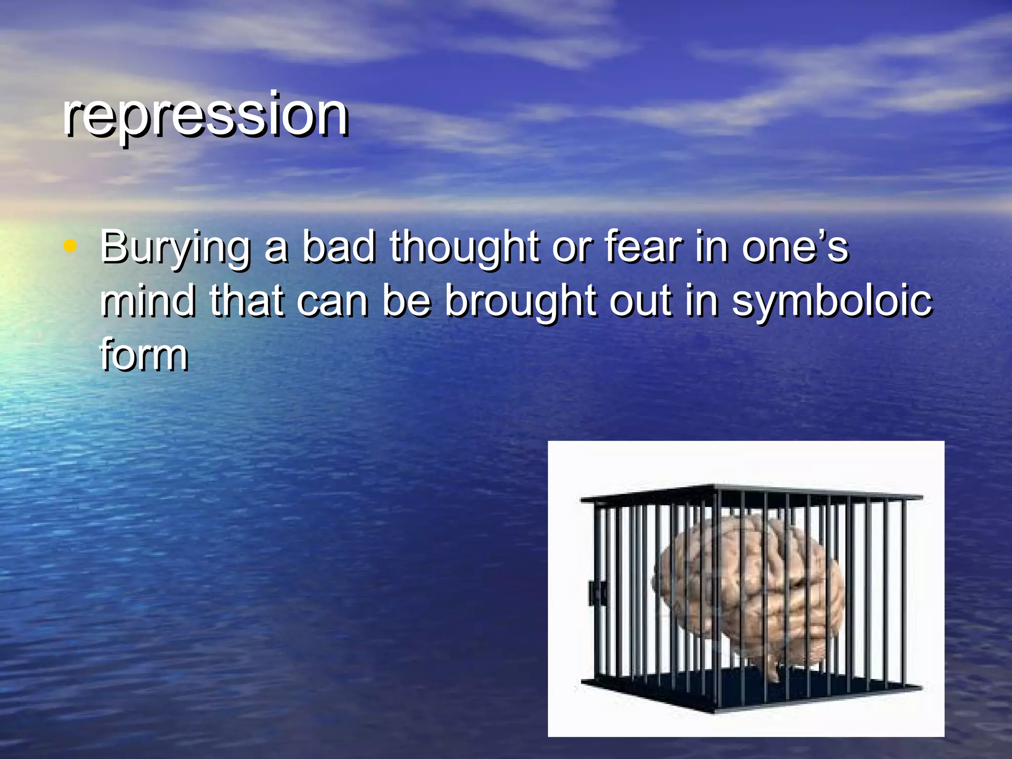 Freud’s defense mechanisms | PPT