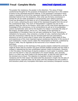 Freud’s psycho analytic procedure | PDF