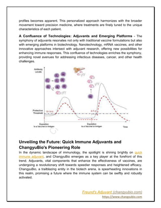 Freund's Complete Adjuvant in Research and its Path to Clinical ...