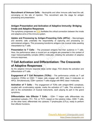 Freund's Complete Adjuvant in Research and its Path to Clinical ...