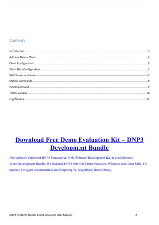 dnp3 Protocol Master Client simulator user manual | PDF | Computer Networking | Computing