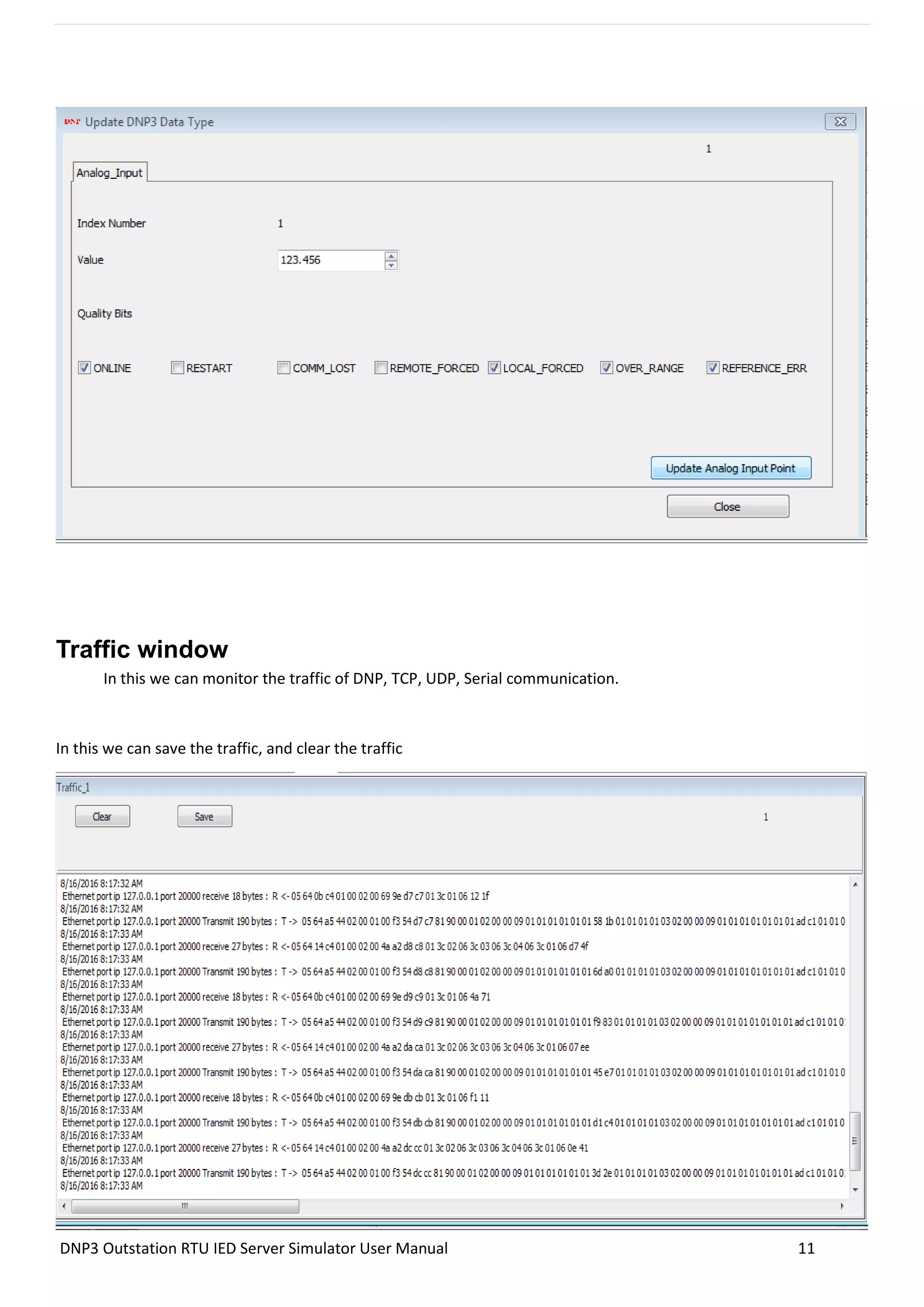 dnp3 Protocol Outstation Server IED RTU Simulator user manual | PDF