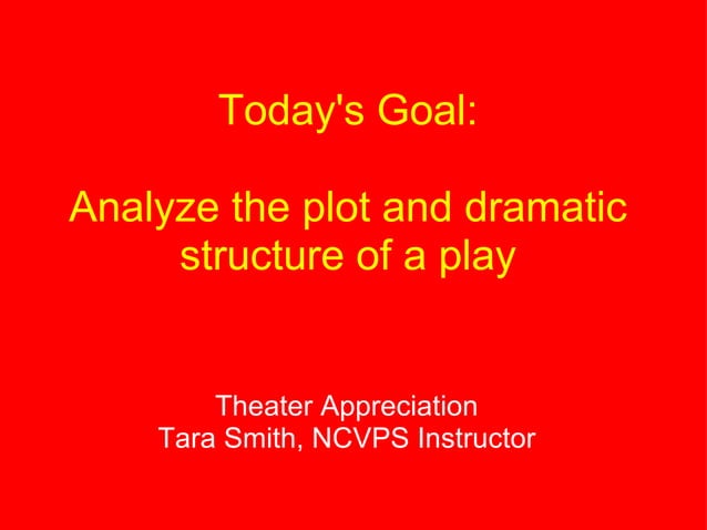 Analyzing plot structure | PPT
