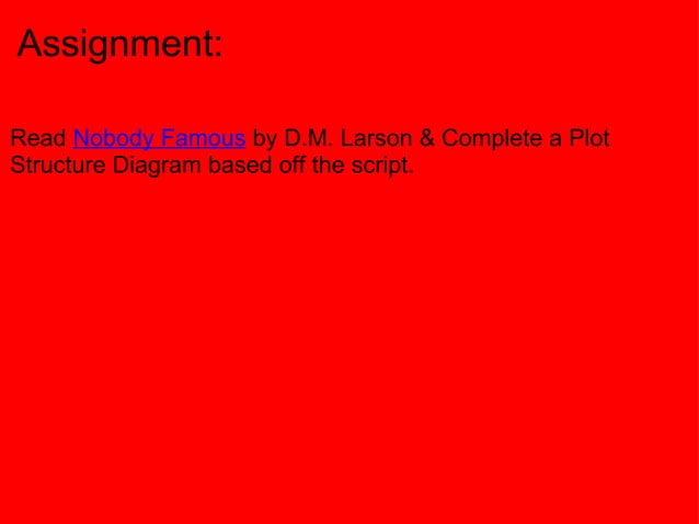 Analyzing plot structure | PPT