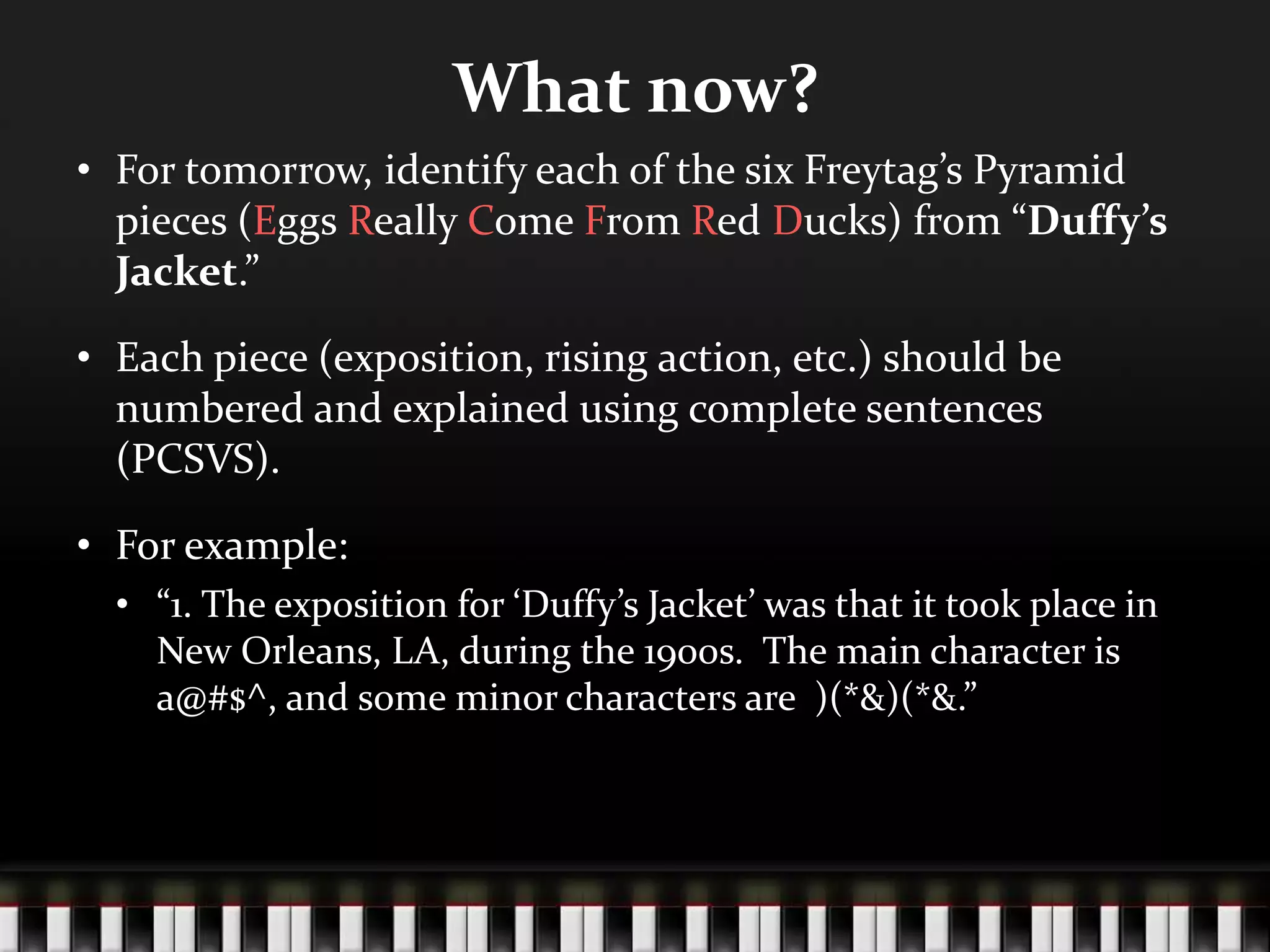 Freytag's Pyramid | PPTX