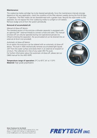 Freytech Eco Line A | PDF