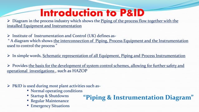 Piping and Insruementaion Diagrams | PPTX | Chemistry | Science