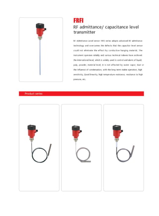 rf capacitance level sensor | PDF