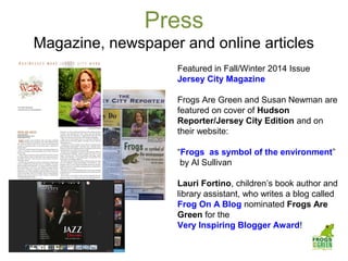 Frogs Are Green - Frog and Amphibian Education plus Art | PPT