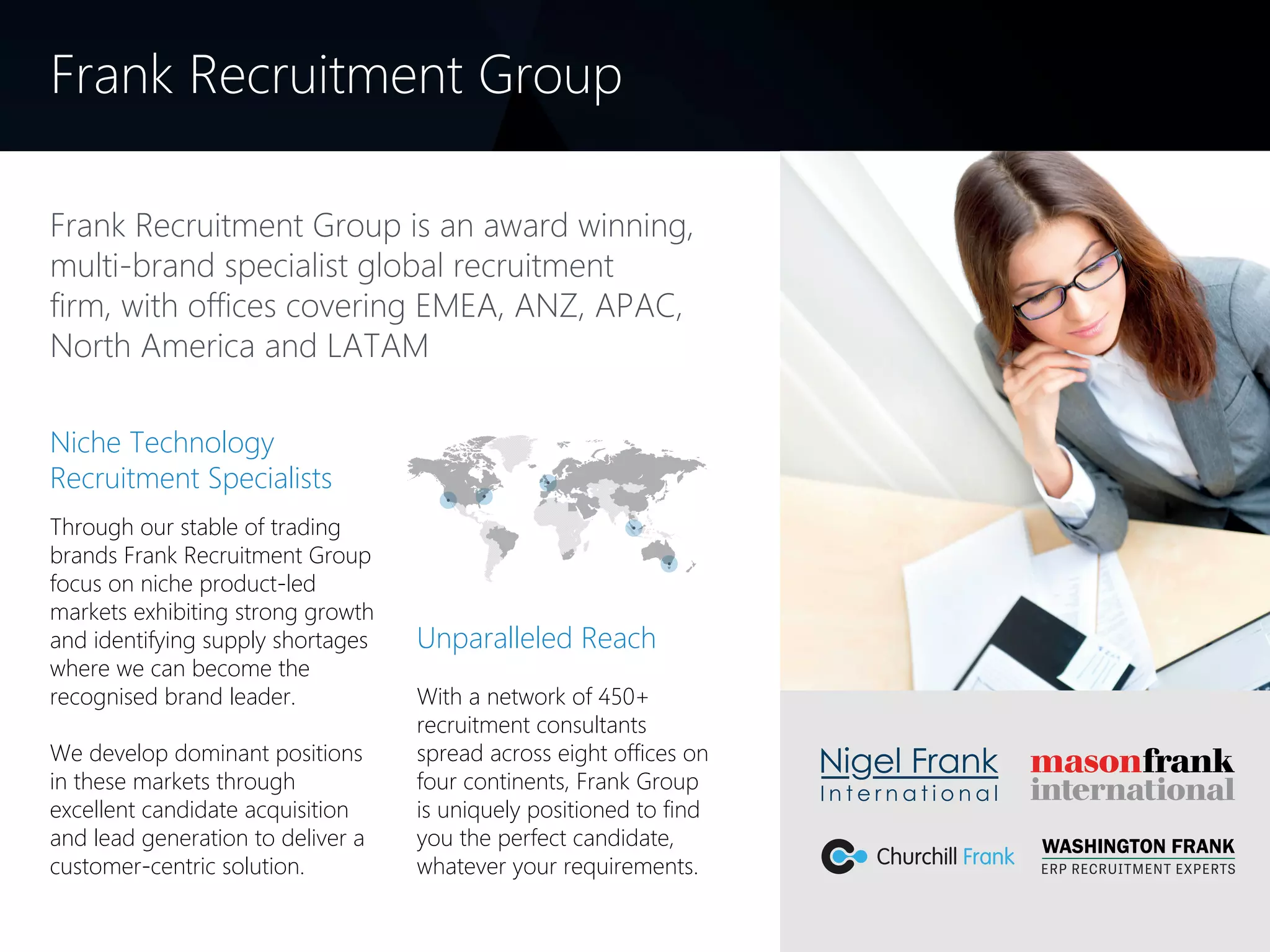 Frank Recruitment Group - A Career in Recruitment | PDF