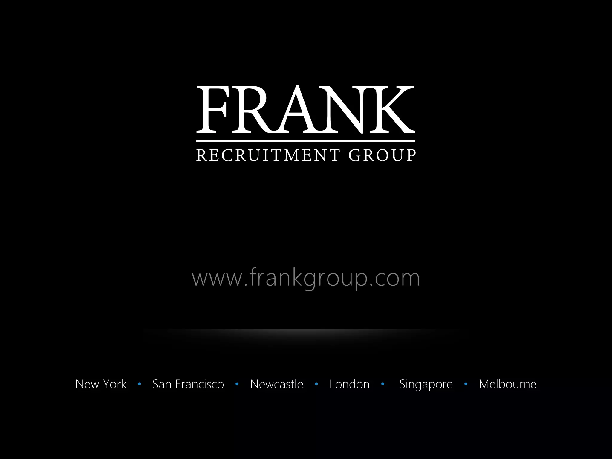 Frank Recruitment Group - A Career in Recruitment | PDF