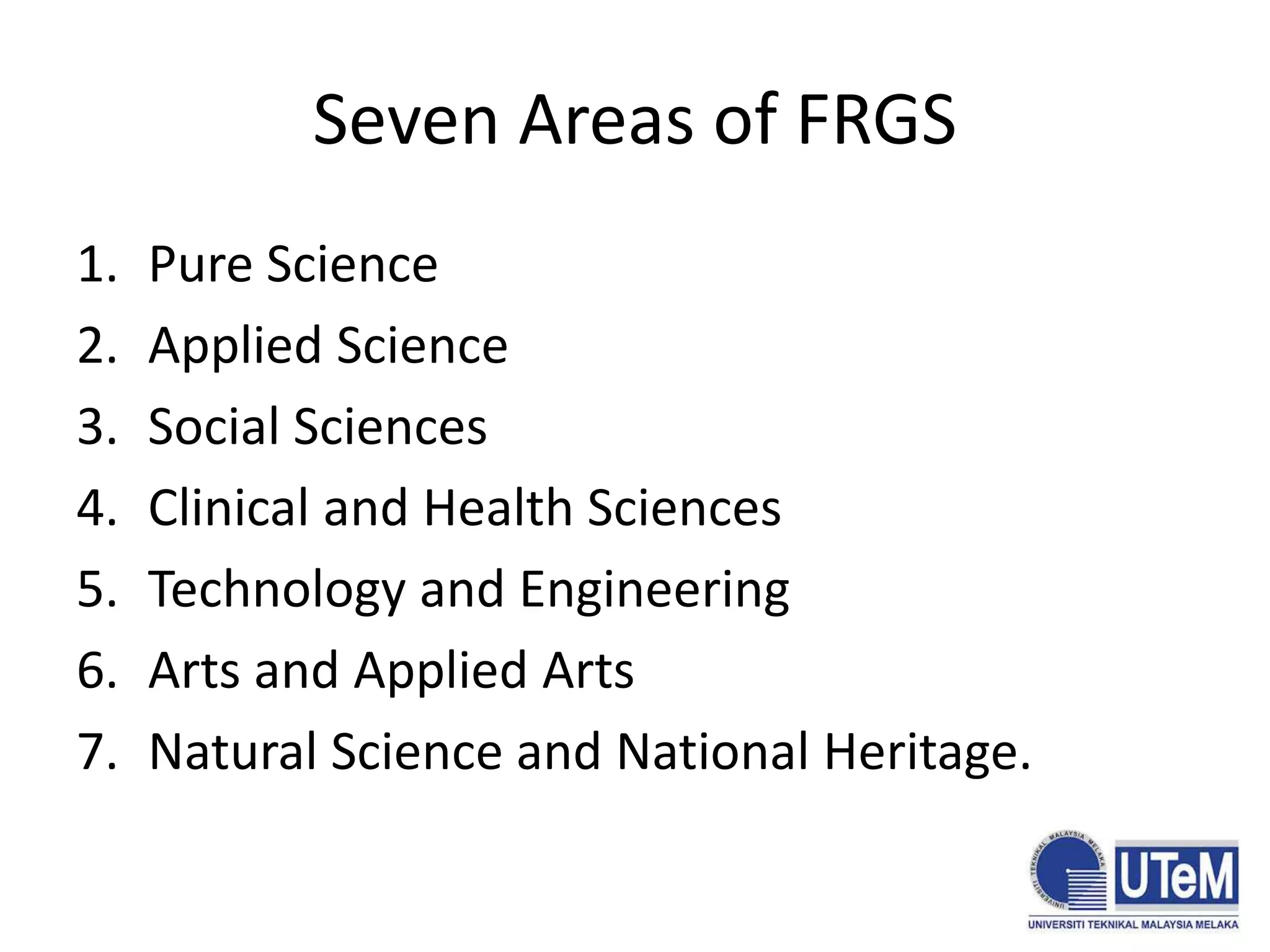 Tips for FRGS Application | PPTX