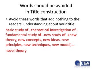 Tips for FRGS Application | PPTX