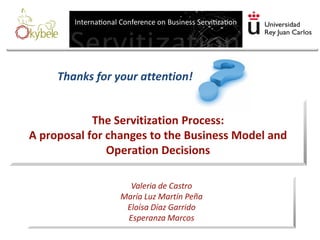 Servitization Valeria de Castro | PPT