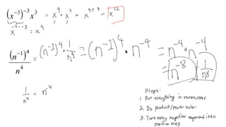 Review notes on exponential rules .pdf