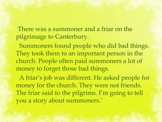 Friar's tale ppt | PPT