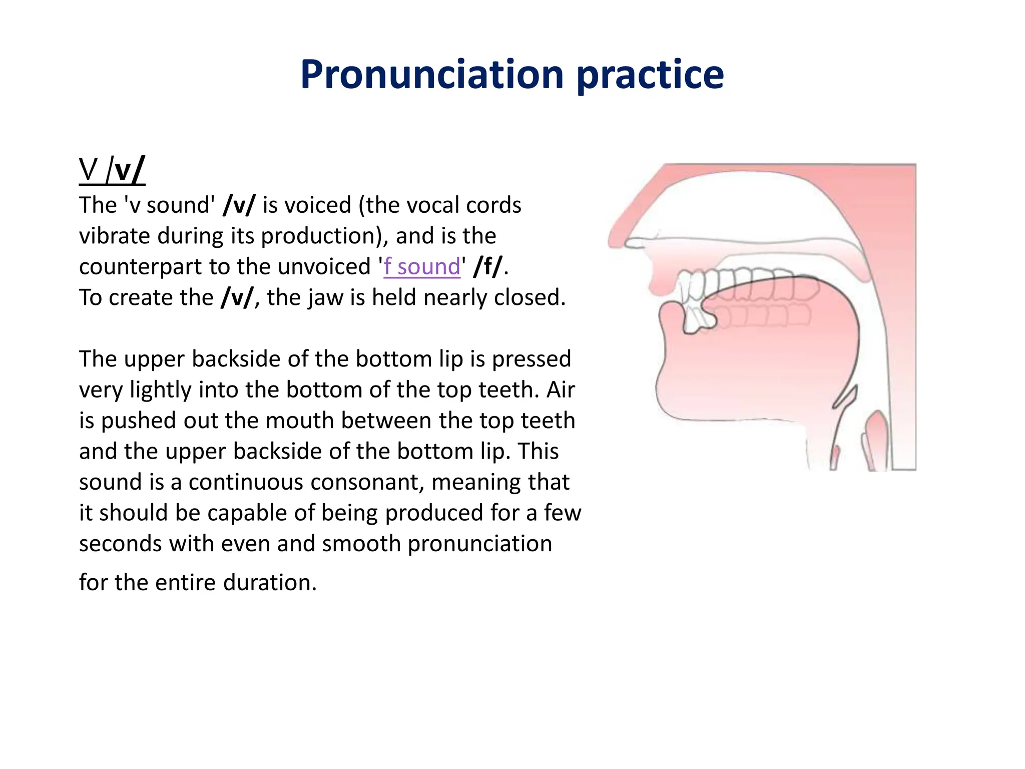 Fricative Sounds.pdf pronunciacion de las letras | PPT