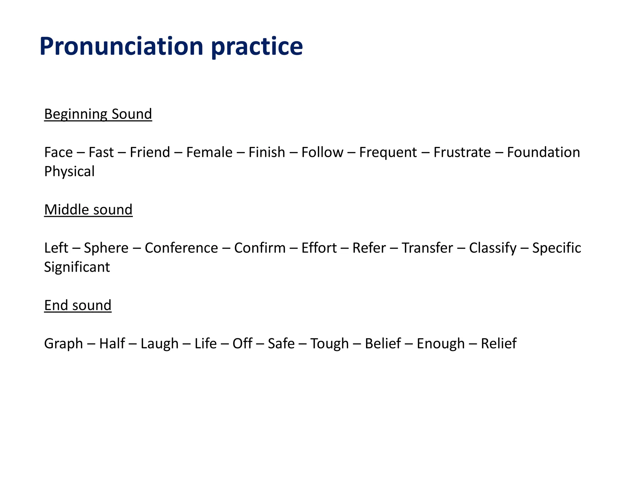 Fricative Sounds.pdf pronunciacion de las letras | PPT