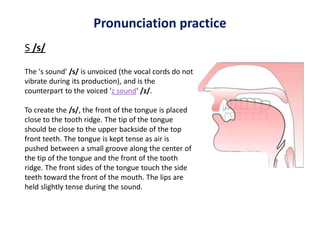 Fricative Sounds.pdf pronunciacion de las letras | PDF
