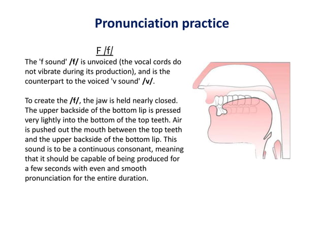 Fricative Sounds.pdf pronunciacion de las letras | PPT