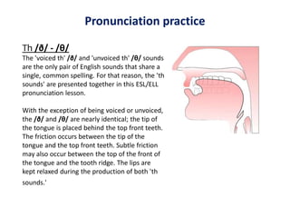 Fricative Sounds.pdf pronunciacion de las letras | PPT