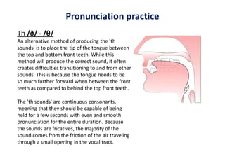 Fricative Sounds.pdf pronunciacion de las letras | PPT