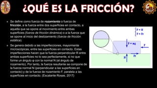 Fricción y leyes de la friccion seca | PDF