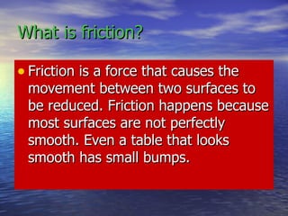 Friction | PPT