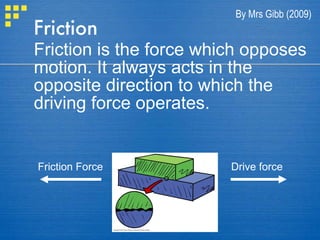 Year 9 Friction | PPT