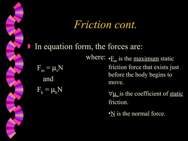 Friction | PPT