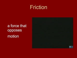 Friction | PPT | Physics | Science