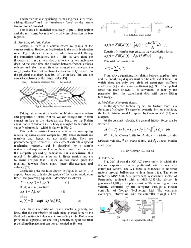 Modeling and Simulation of Nonlinear Friction in XY AC Servo Table | PDF