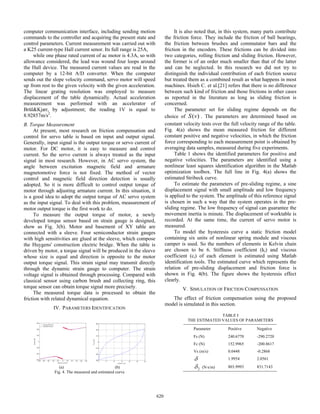 Modeling and Simulation of Nonlinear Friction in XY AC Servo Table | PDF