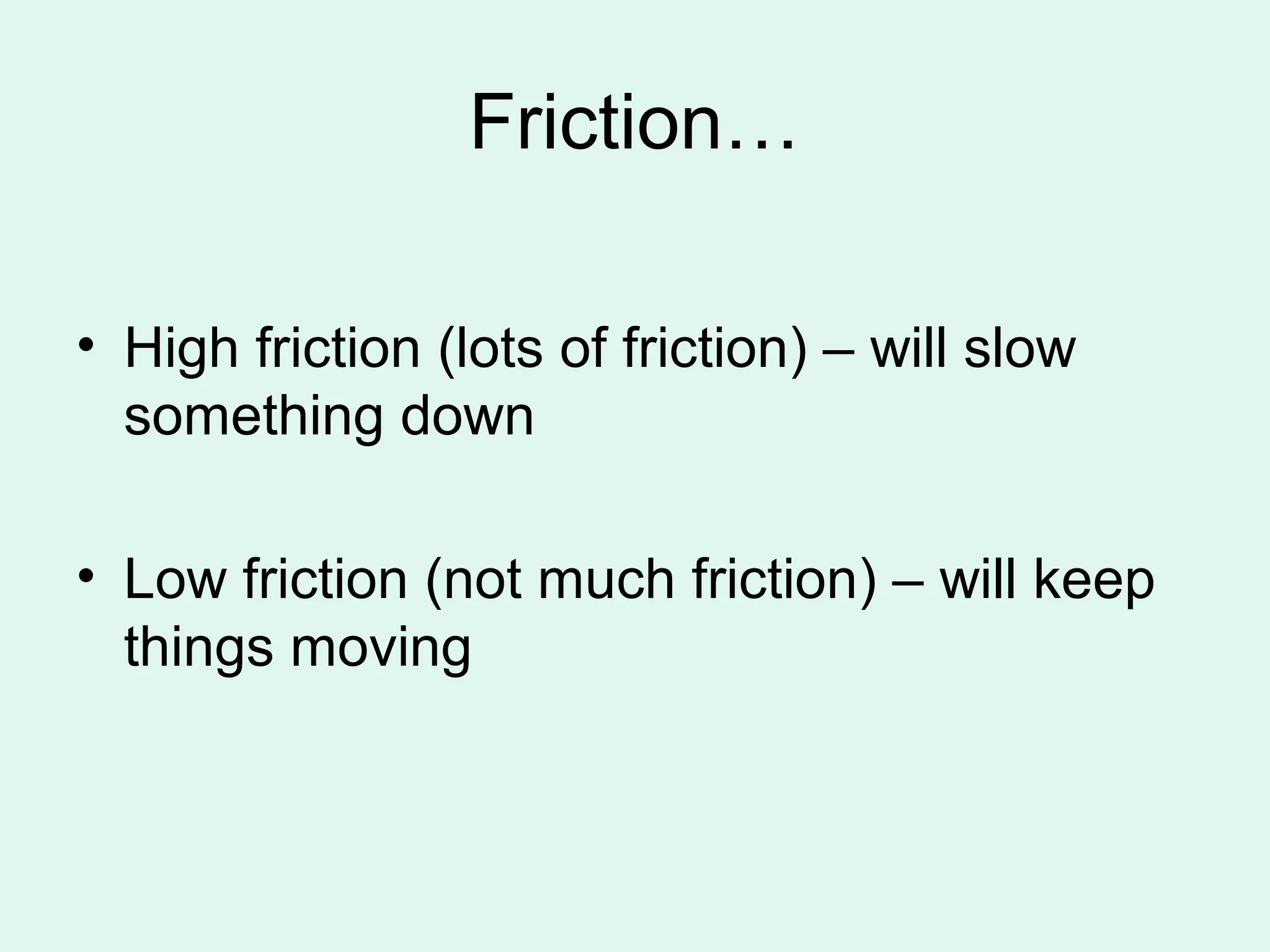 Friction | PPT