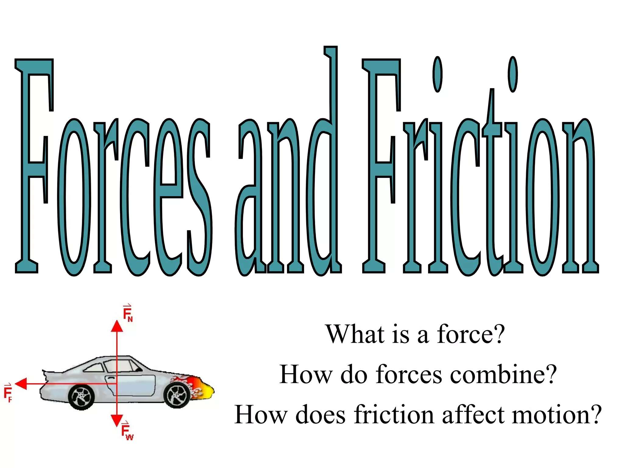 Friction for Gr 8 | PPT