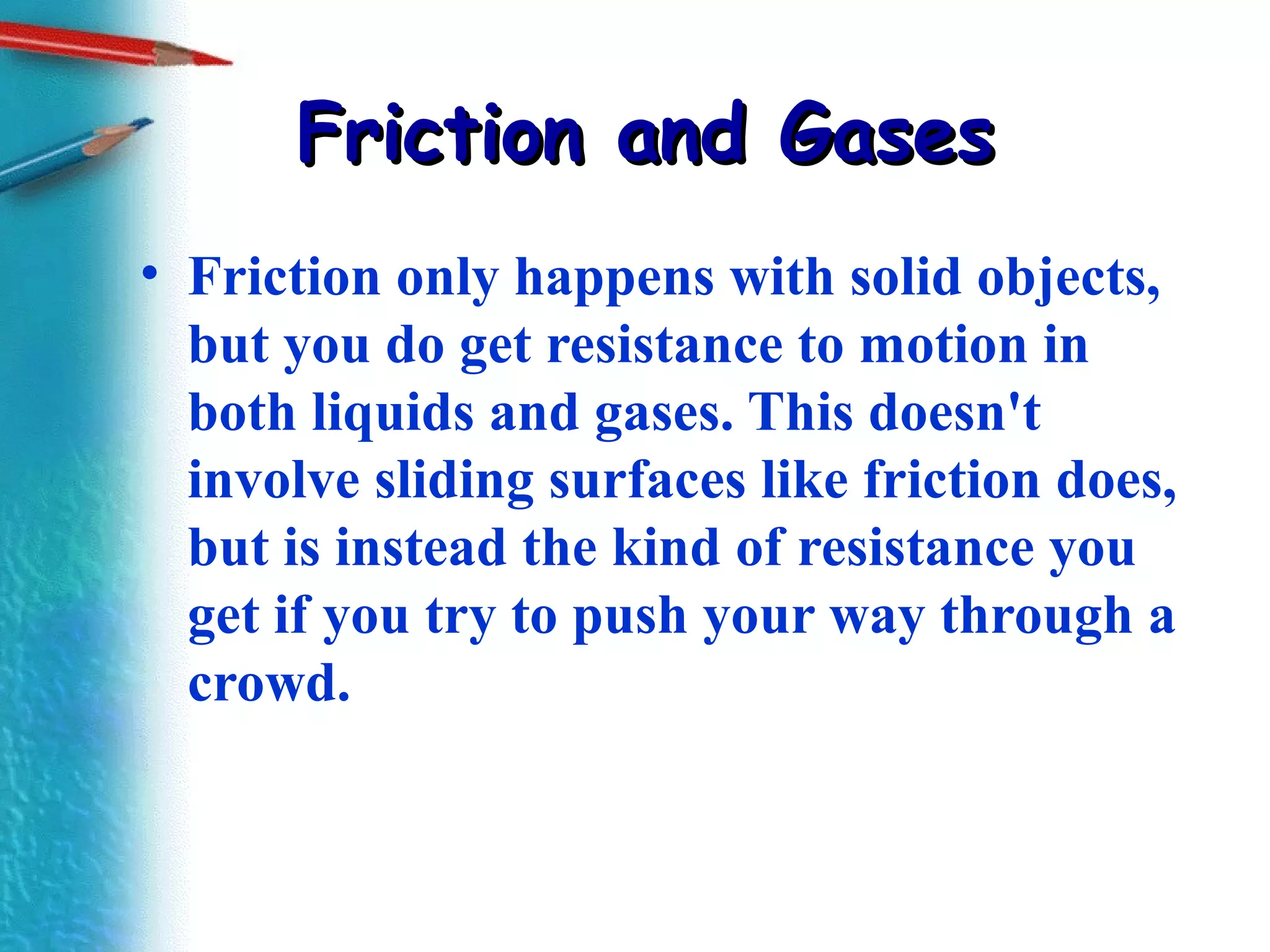 Friction Presentation | PPT