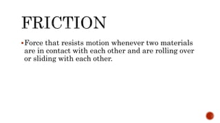 Friction | PPTX