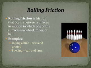 Rolling Friction Examples