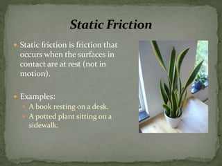 types of friction | PPTX