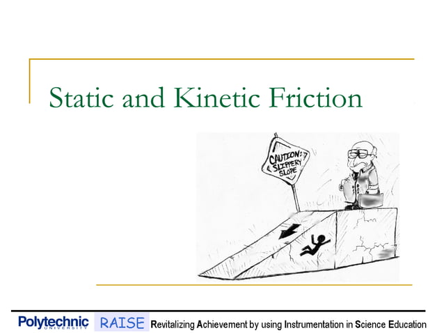 Friction | PPT | Physics | Science