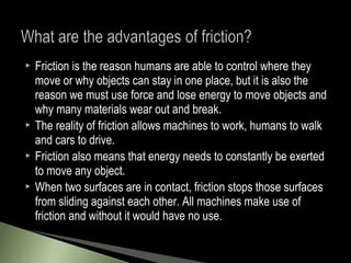 Friction | PPT