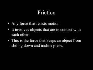 Friction | PPT