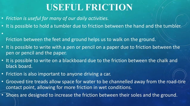 Friction / class 8 ncert / science / physics | PPTX | Physics | Science