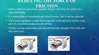 Friction / class 8 ncert / science / physics | PPTX
