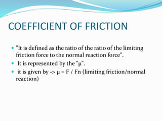 Friction | PPTX | Physics | Science
