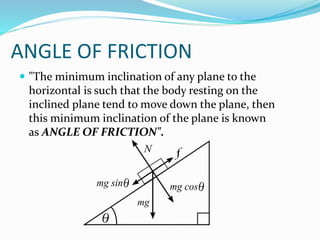 Friction | PPTX | Physics | Science
