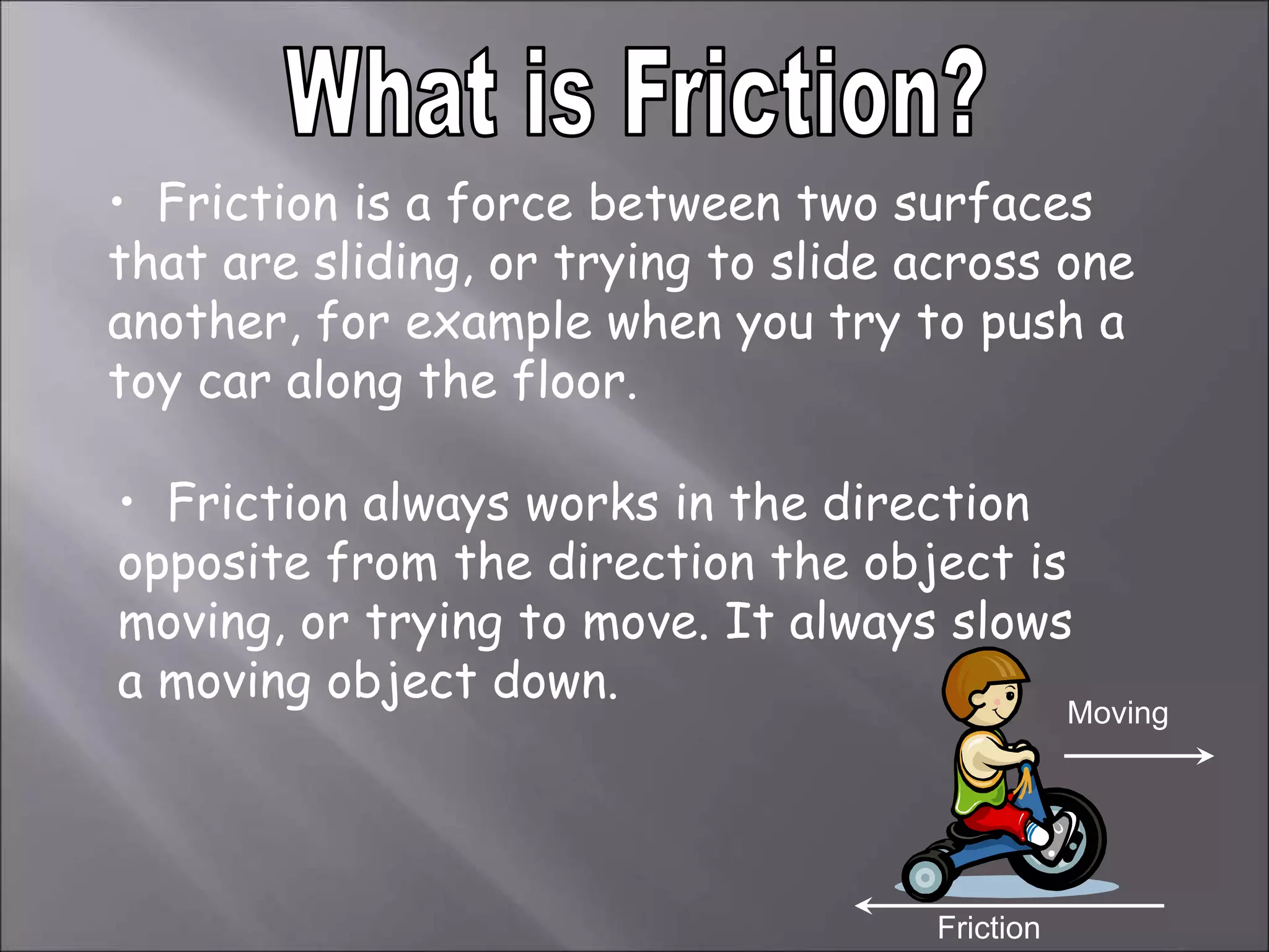 Friction | PPT | Physics | Science