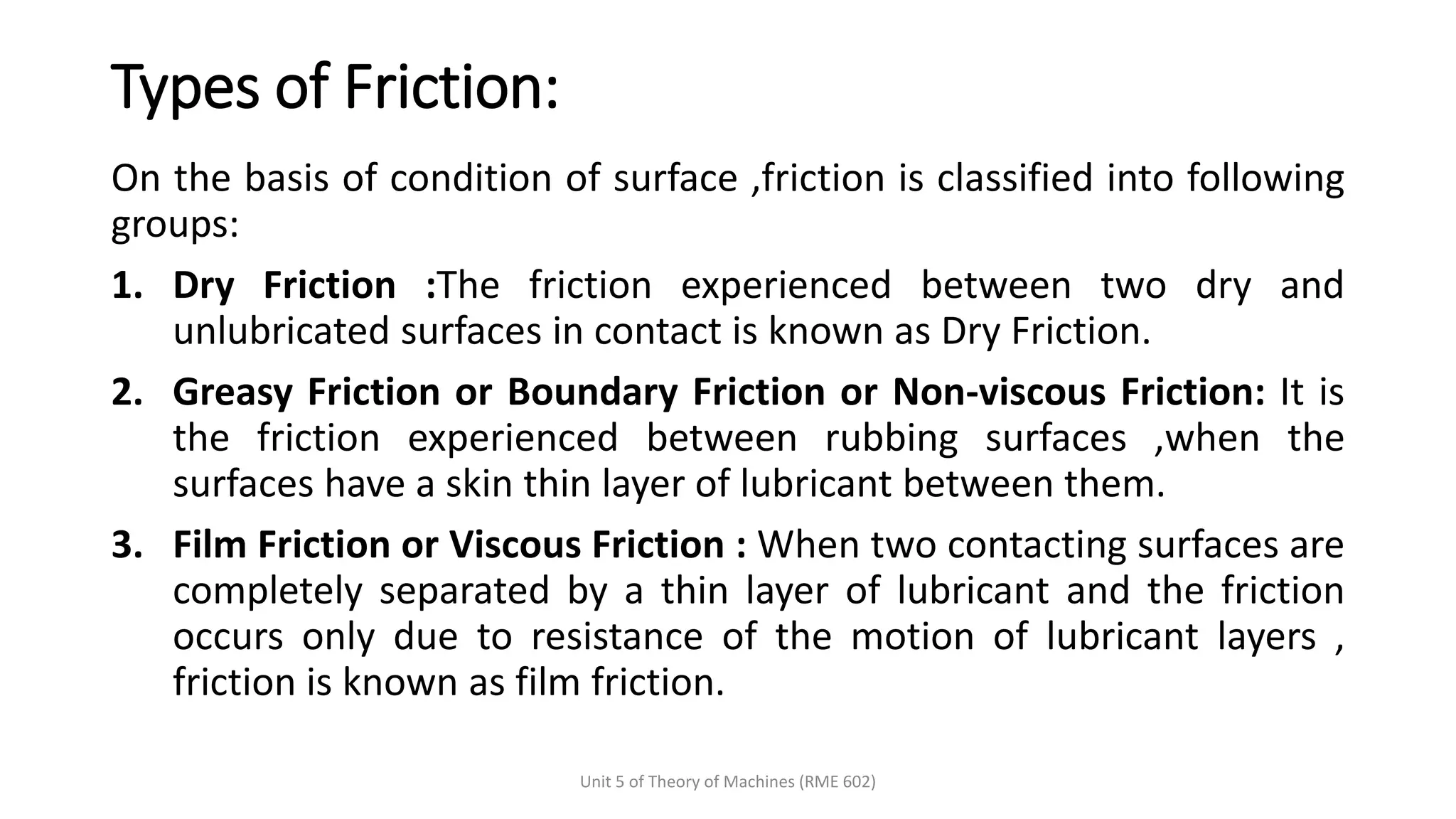 Friction | PDF